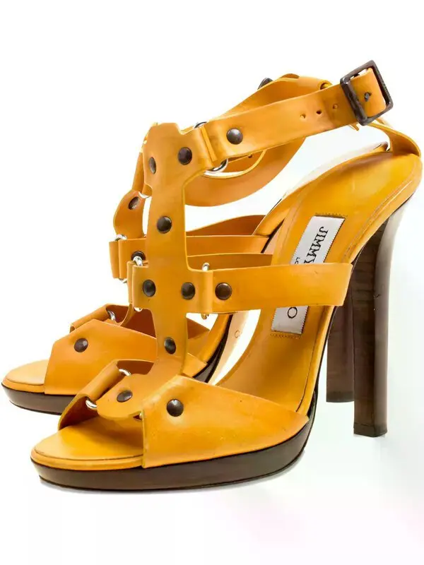 JIMMY CHOO 125mm Studded Cage Sandals