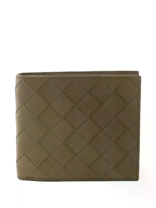 Bottega Veneta 2021 Intrecciato Leather Wallet - Green
