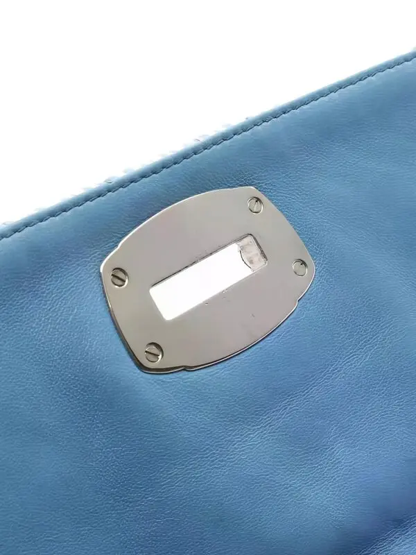 Miu Miu 2000s Club Matelassé Clutch Bag With Chain Strap