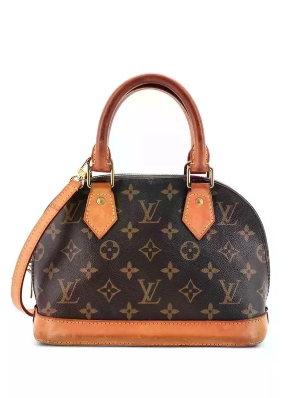 LOUIS VUITTON Alma Handbag Monogram Canvas Bb Crossbody Bag - Brown