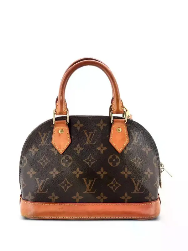 LOUIS VUITTON Alma Handbag Monogram Canvas Bb Crossbody Bag - Brown