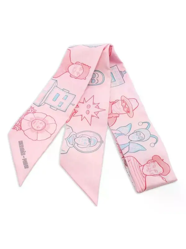Hermès 2020s Dress Code Scarf - Pink