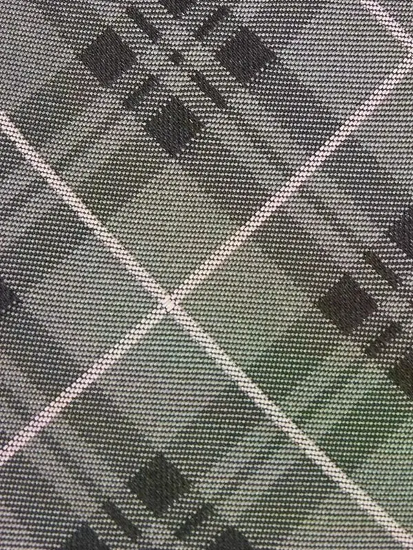 BOSS Silk Plaid Neck Tie - Grey