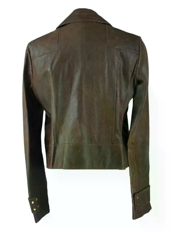 TOM FORD Button-cuff Leather Jacket