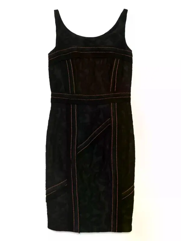Prada Embroidered Midi Dress
