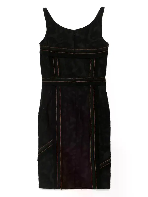 Prada Embroidered Midi Dress