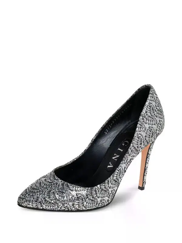GINA 110mm Leather Pumps