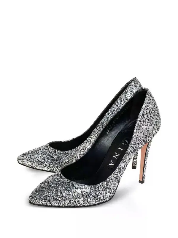 GINA 110mm Leather Pumps