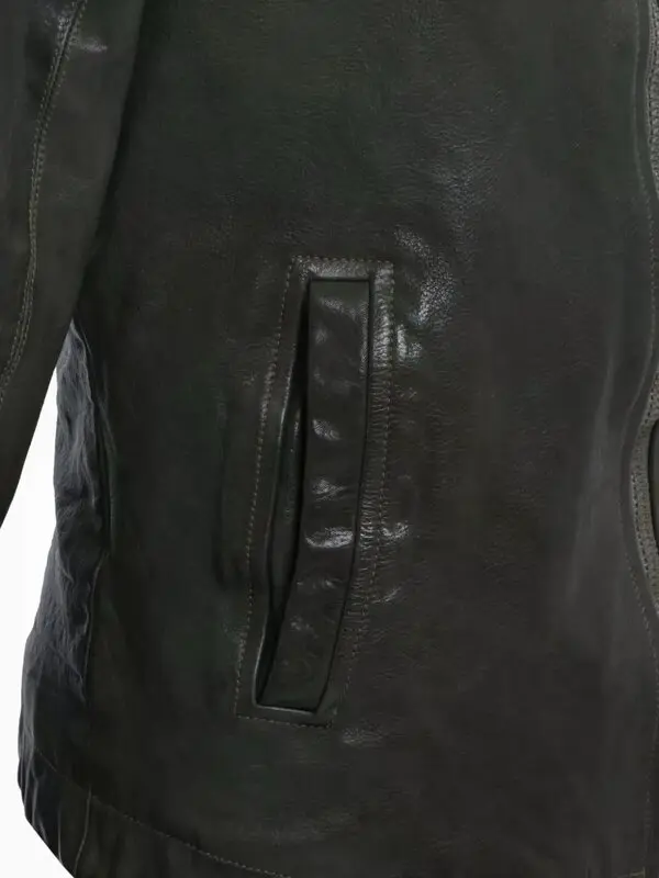 Rick Owens Zip-up Leather Jacket