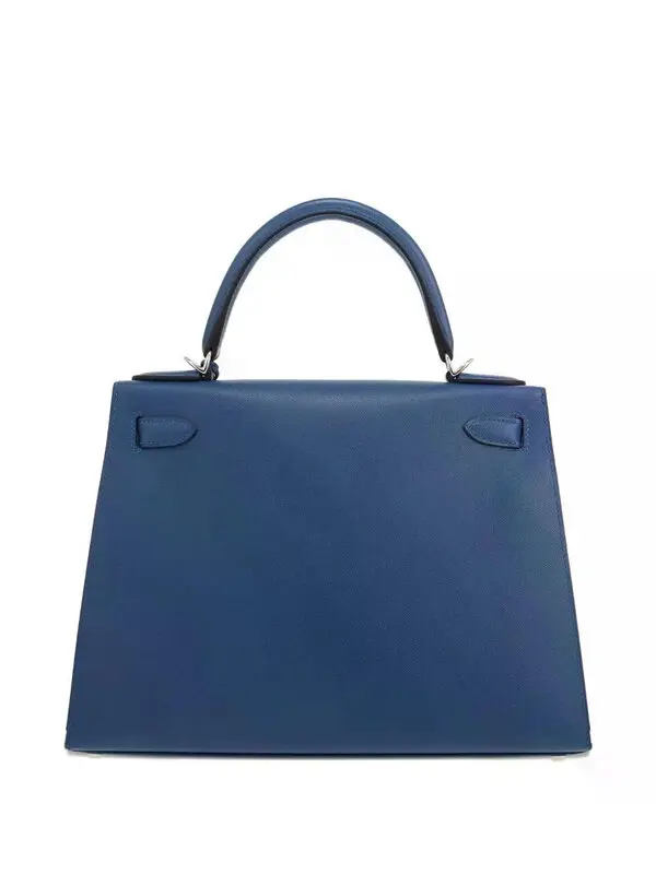 Hermès 2025 Kelly 28 Handbag - Blue