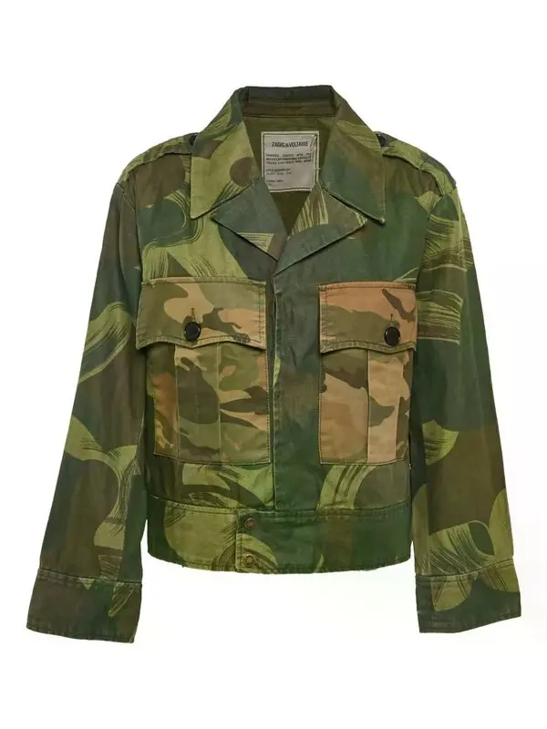 Zadig&Voltaire 1997 Camouflage Linen Jacket