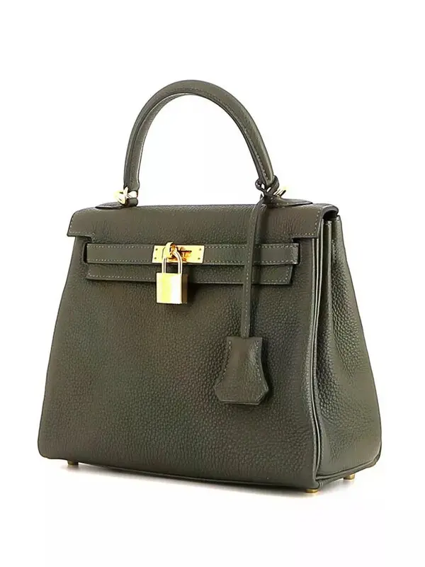 Hermès 2021 Kelly 25 Two-way Handbag - Green