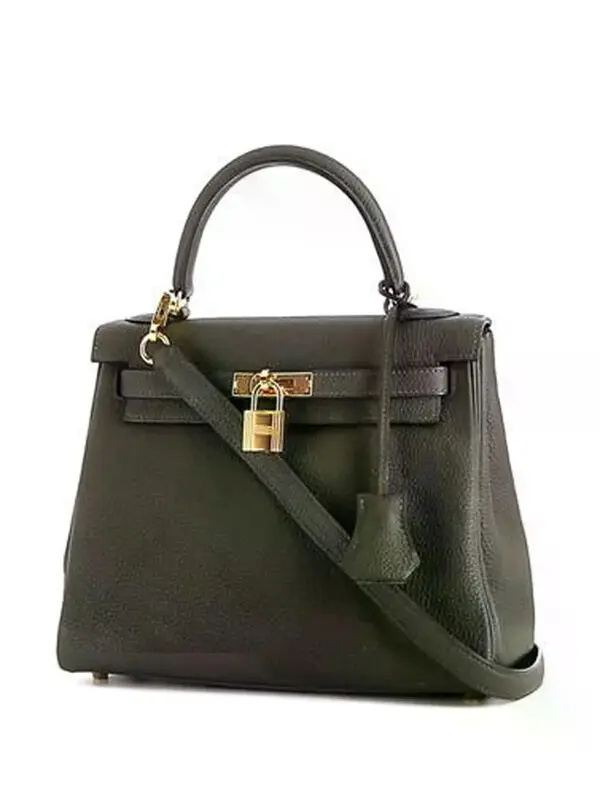 Hermès 2021 Kelly 25 Two-way Handbag - Green