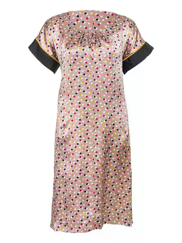 Kenzo Polka-dot Silk Dress