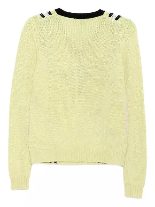 Prada Long-sleeve V-neck Sweater