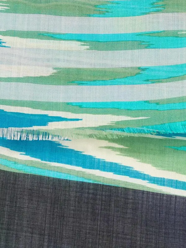 Missoni 1980s Striped Scarf