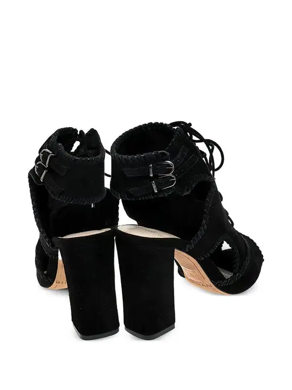 ALEXANDRE BIRMAN 100mm Abbe Lace-detail Sandals