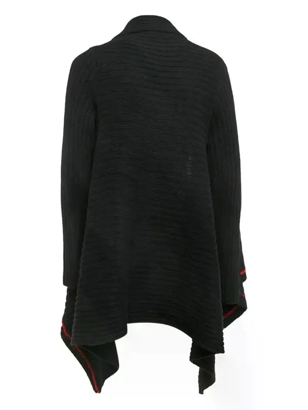 Zadig&Voltaire Ribbed-knit Asymmetrical Cardigan
