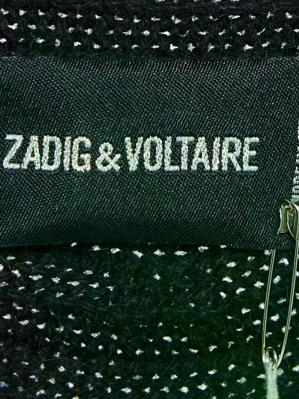 Zadig&Voltaire Ribbed-knit Asymmetrical Cardigan