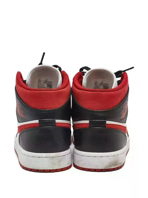 Nike Air Jordan 1 Lace-up Sneakers - Black
