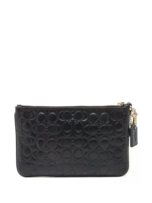 COACH VINTAGE Leather Embossed Clutch