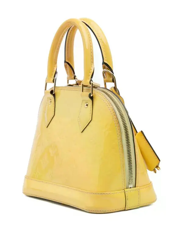 LOUIS VUITTON 2014 Monogram Vernis Alma Bb Satchel