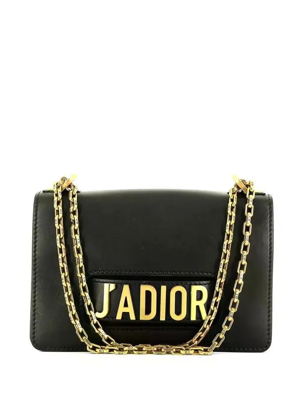 Dior J'adior Leather Shoulder Bag - Black