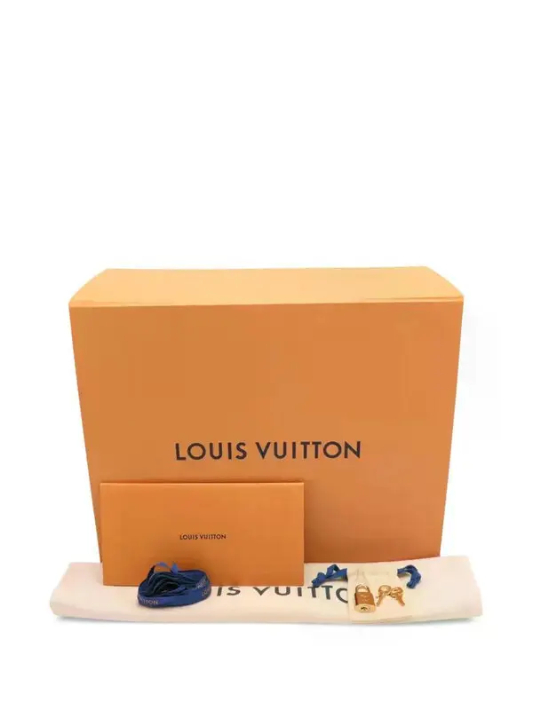 LOUIS VUITTON Bicolor Monogram Empreinte Giant Petit Palais Satchel