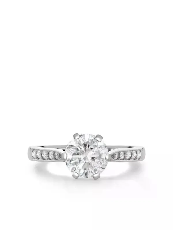 PRAGNELL Platinum Diamond Ring - Silver