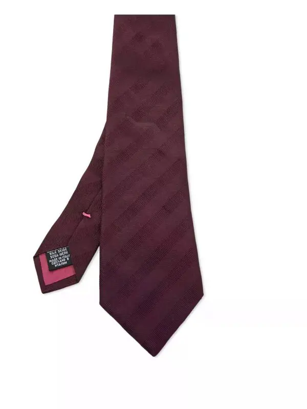 BOSS Striped Neck Tie - Red