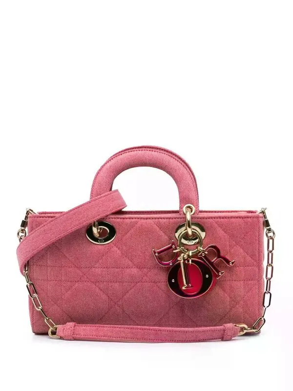 Dior 2022 Medium Lady D-joy Satchel - Pink