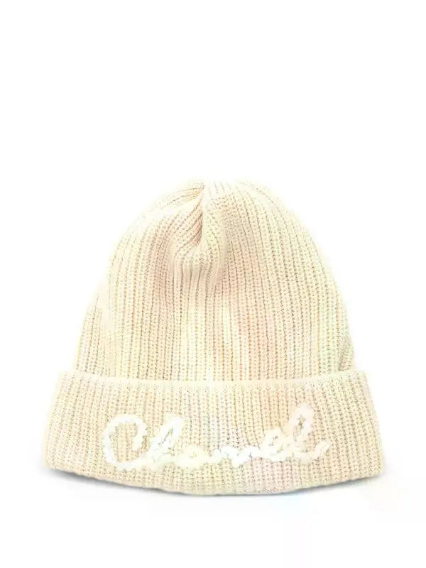 Chanel 1986-1988 Beaded-logo Beanie