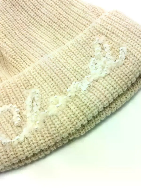 Chanel 1986-1988 Beaded-logo Beanie