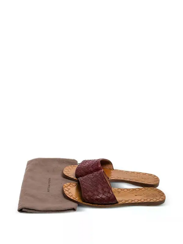 Bottega Veneta Intrecciato Flat Sandals