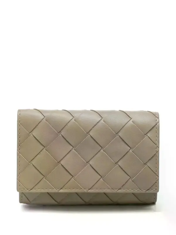 Bottega Veneta 2015-2025 Intrecciato Key Case - Neutrals