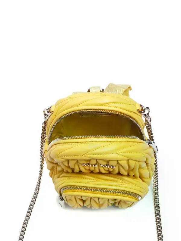 Miu Miu 2000s Matelasse Chain Backpack