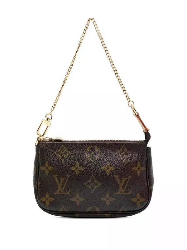 LOUIS VUITTON 2004 Monogram Mini Pochette Accessoires Handbag