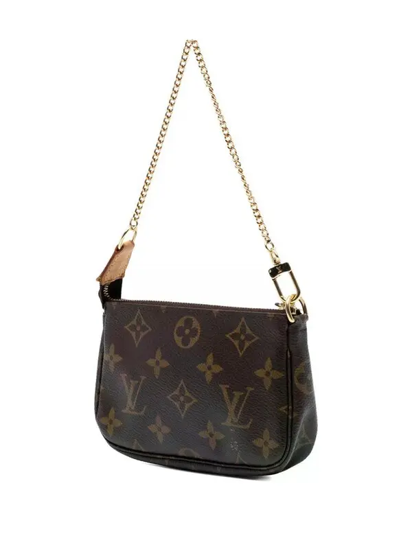 LOUIS VUITTON 2004 Monogram Mini Pochette Accessoires Handbag