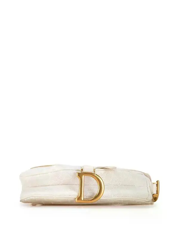 Dior 2020 Mini Oblique Saddle Shoulder Bag - Brown