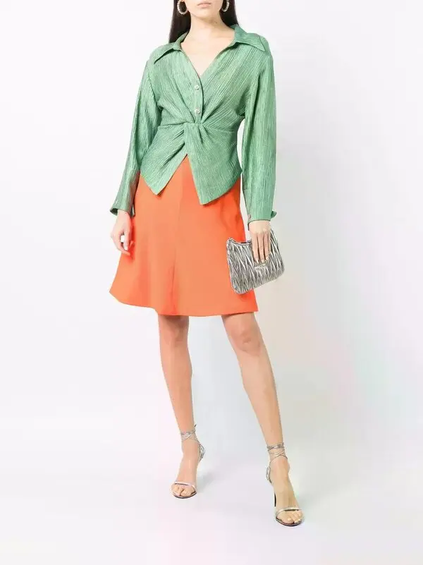 Versace 1990s Flared Hem Skirt