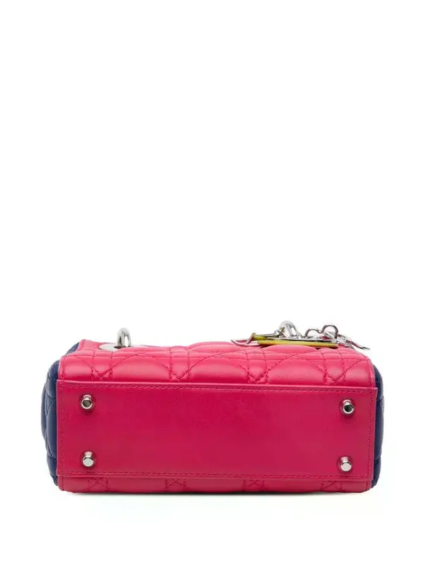 Dior Cannage Lady Satchel - Pink