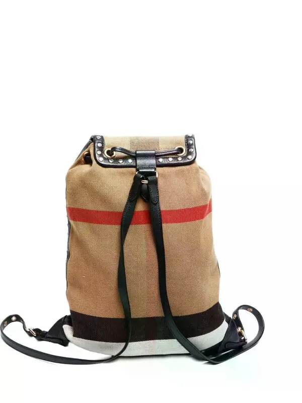 Burberry Studded Check Backpack