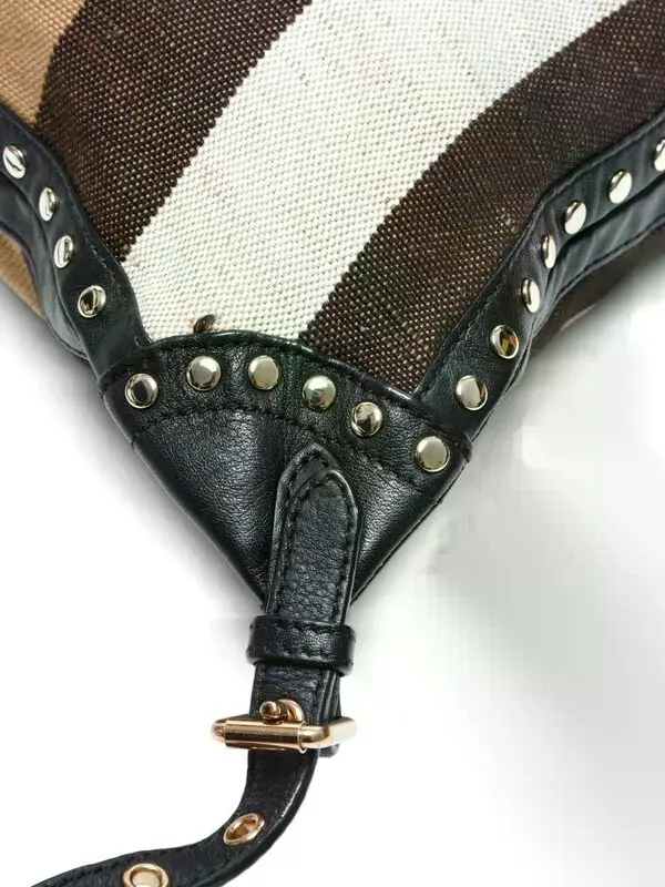 Burberry Studded Check Backpack