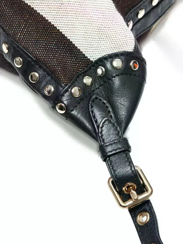 Burberry Studded Check Backpack