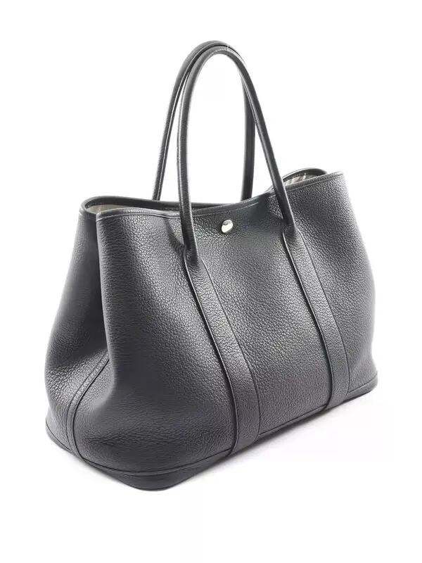 Hermès Garden Party Pm Leather Tote Bag - Black