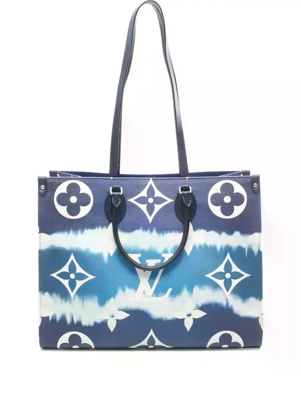LOUIS VUITTON Escale On-the-go Gm Monogram Tote - Blue