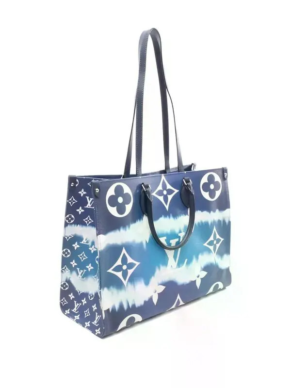 LOUIS VUITTON Escale On-the-go Gm Monogram Tote - Blue