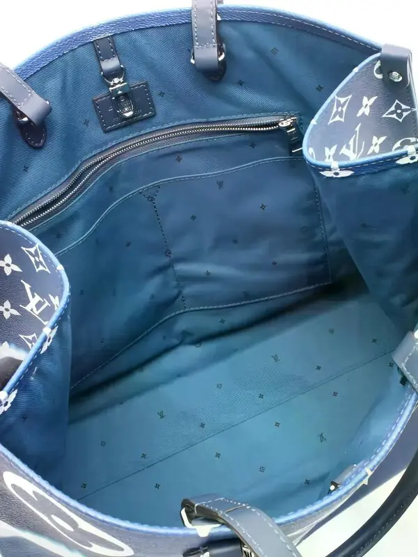 LOUIS VUITTON Escale On-the-go Gm Monogram Tote - Blue