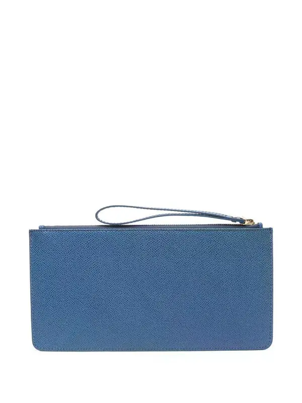 FERRAGAMO 2000-2020s Gancini Leather Clutch
