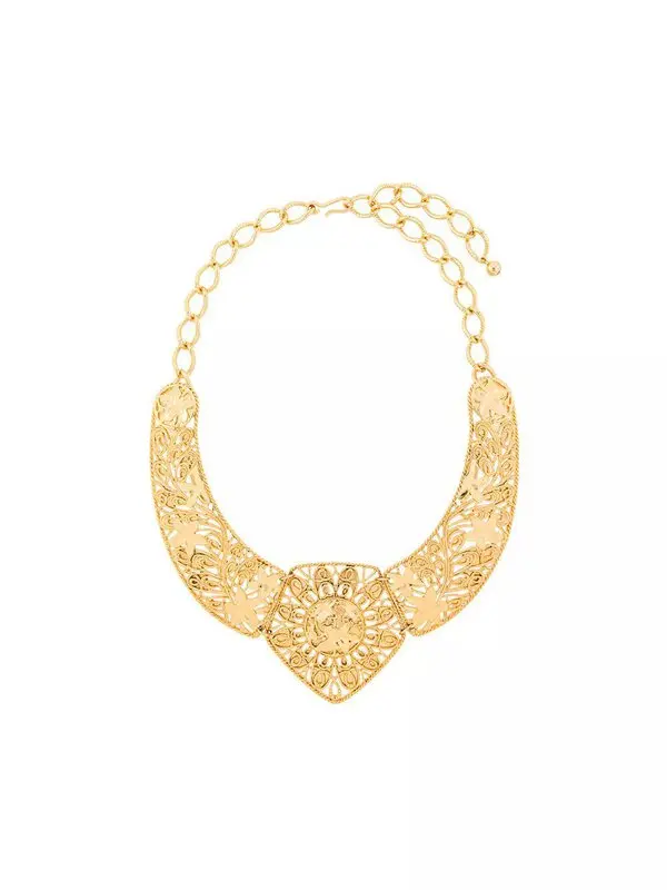 SUSAN CAPLAN Barrera Cleopatra Necklace - Gold